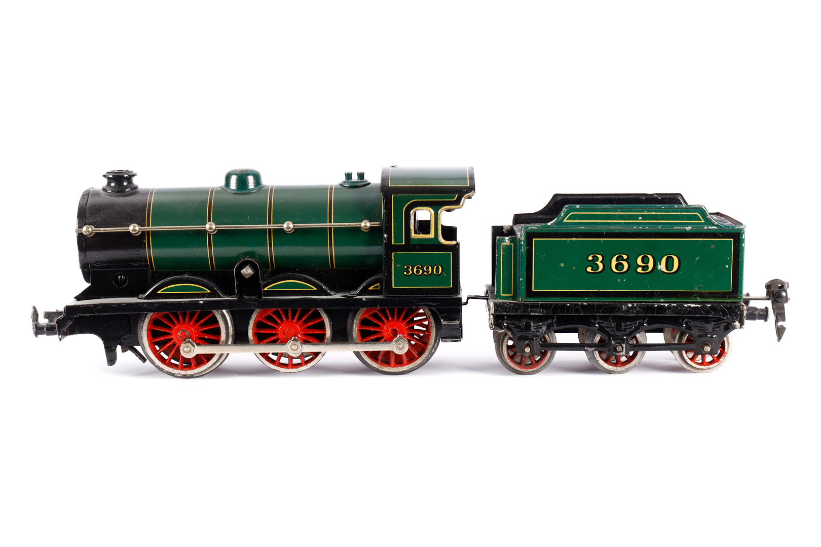 Bing C-Dampflok 3690, Spur 0, Uhrwerk - Auktionen & Preisarchiv